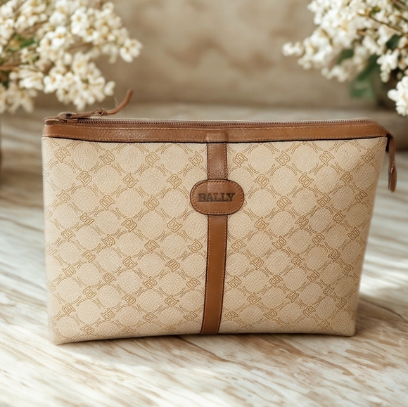 Bally | Bags | Bally Vintage Clutchpouch Made In Italy | Poshmark